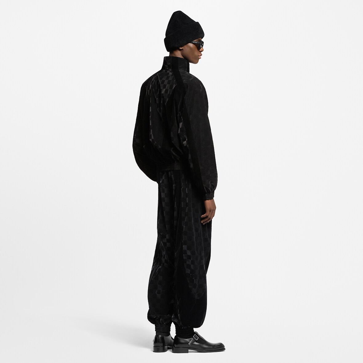 Flocked Damier Technical Track Pants - Ready-to-Wear | LOUIS VUITTON